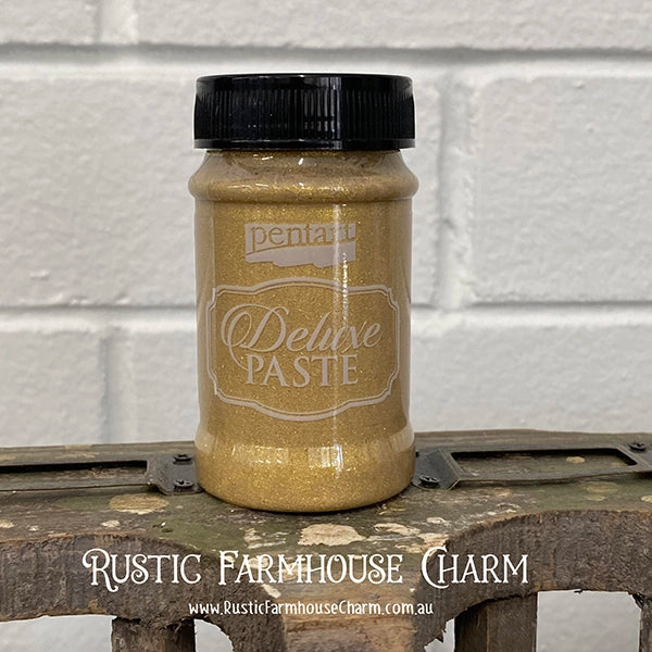 Pentart Deluxe Paste - GOLD 100ml – Rustic Farmhouse Charm