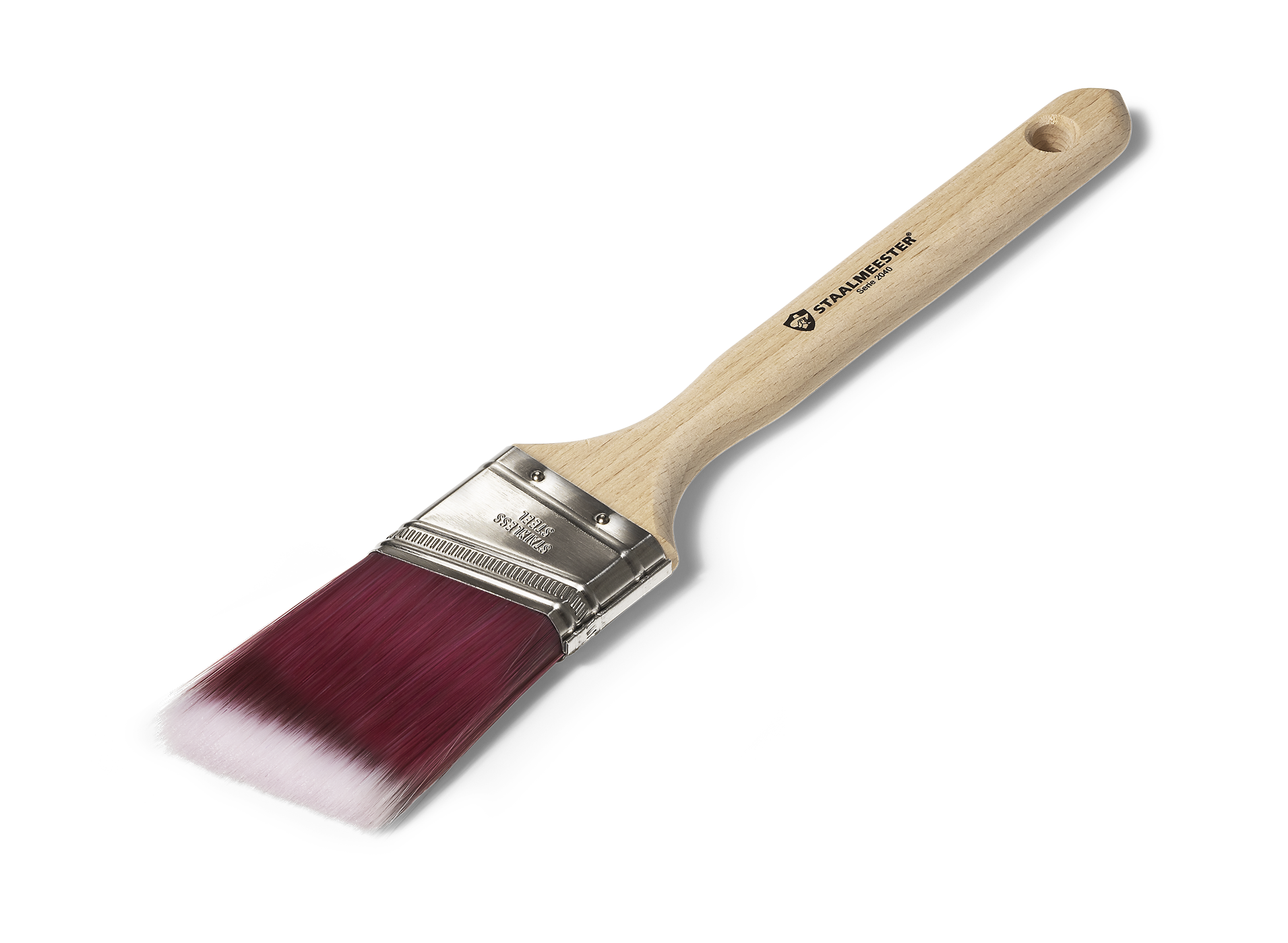 Staalmeester® Paintbrush EXQUISITE PEARL ANGLED 50mm (100% Synthetic ...