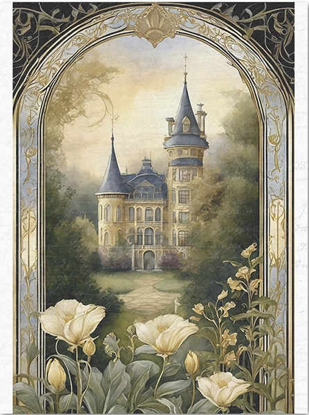 Decoupage Tissue Paper - Fairy Tale Castle (38.1cm x 50.8cm) – Rustic ...