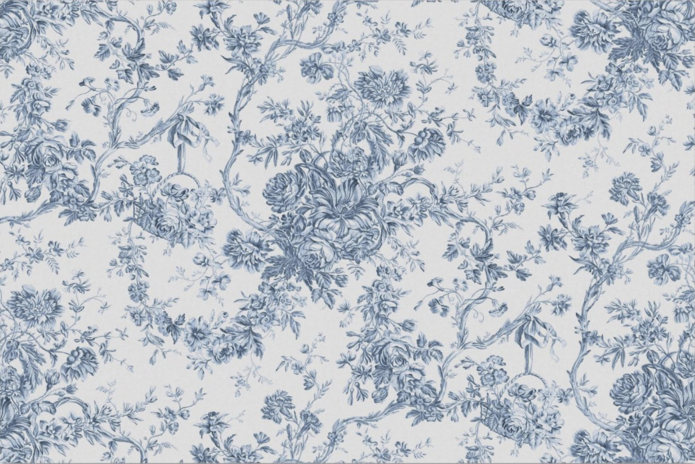 Decoupage Tissue Paper - French Toile Blue & White Elegance (50.8cm x ...