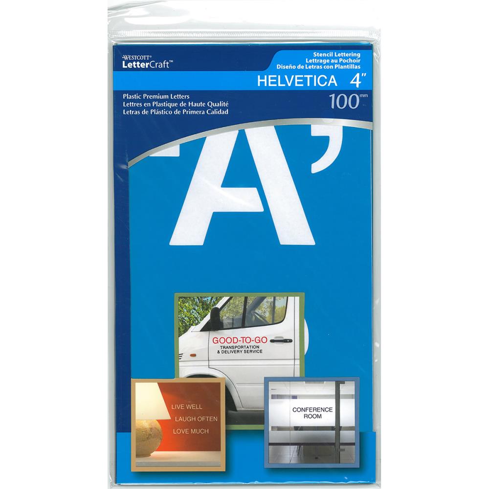 4" HELVETICA ALPHABET Stencil Set | Rustic Farmhouse Charm