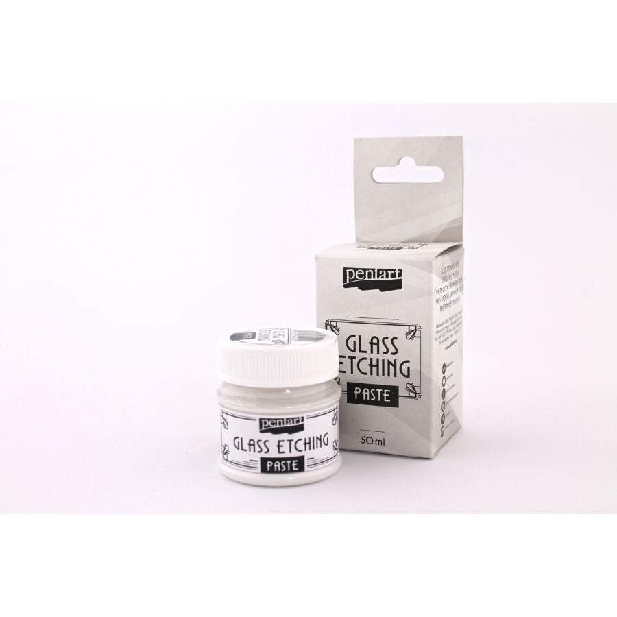 Pentart GLASS ETCHING PASTE 50ml – Rustic Farmhouse Charm