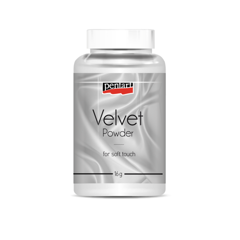 WHITE Velvet Powder by Pentart 16g | Rustic Farmhouse Charm